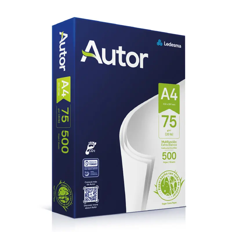 Resma Autor A4, 75g. | Ofishop